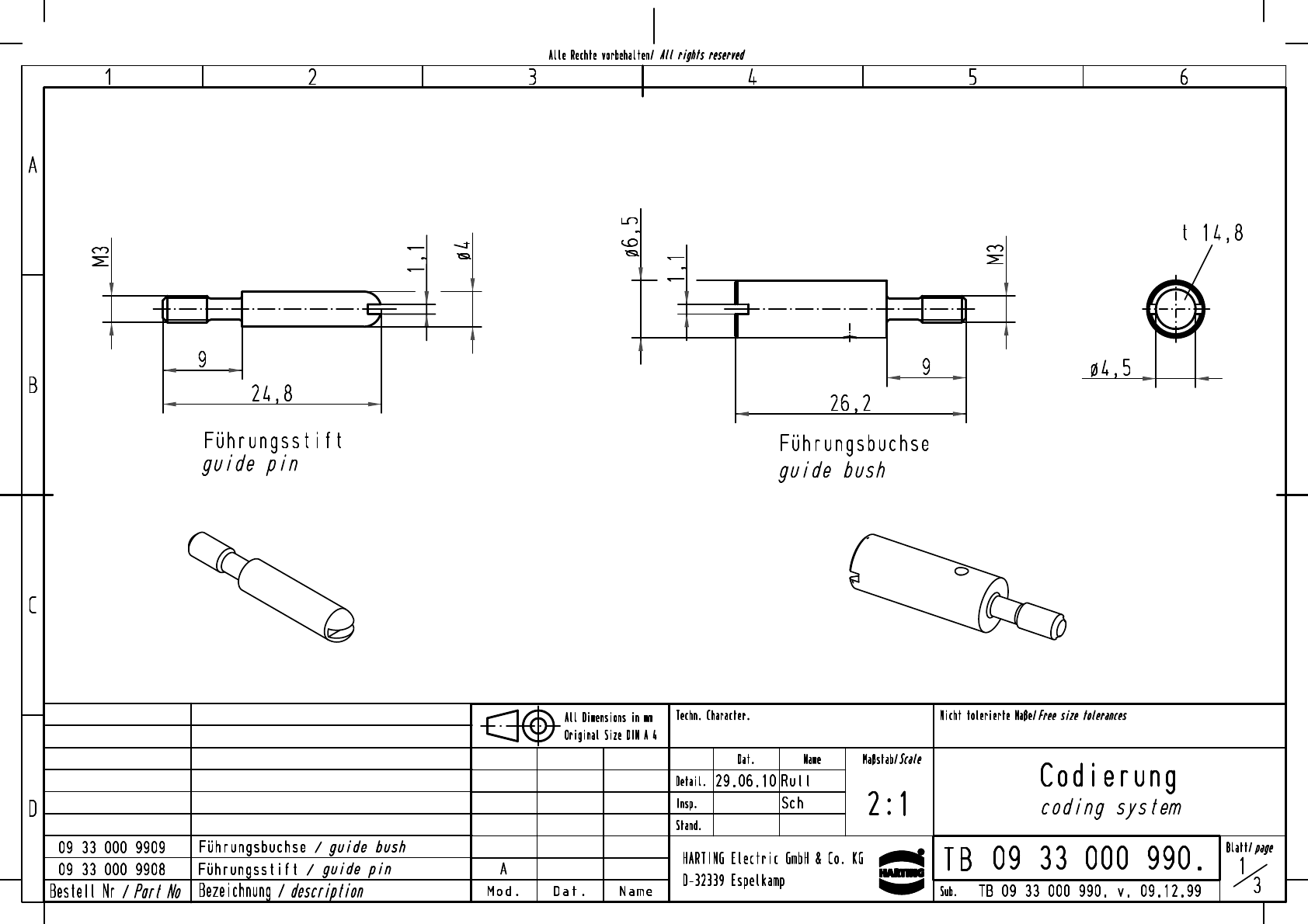 09330009908 Drawing Datasheet by HARTING | Digi-Key Electronics