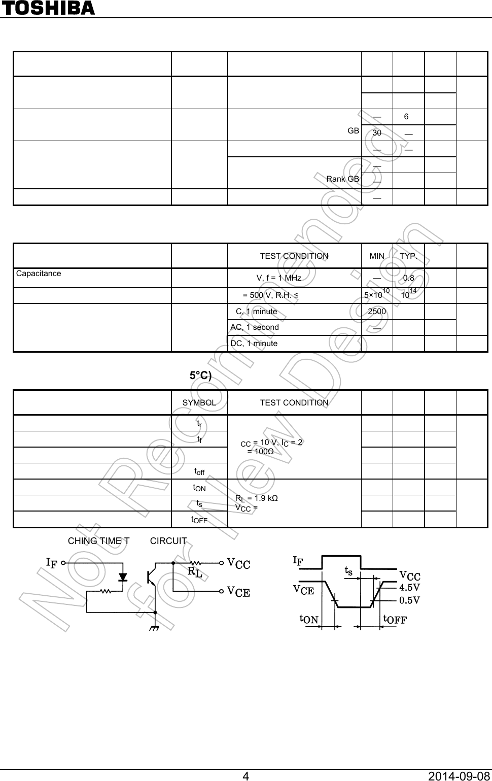 TLP281, TLP281-4 Datasheet by Toshiba Semiconductor and Storage | Digi-Key Electronics