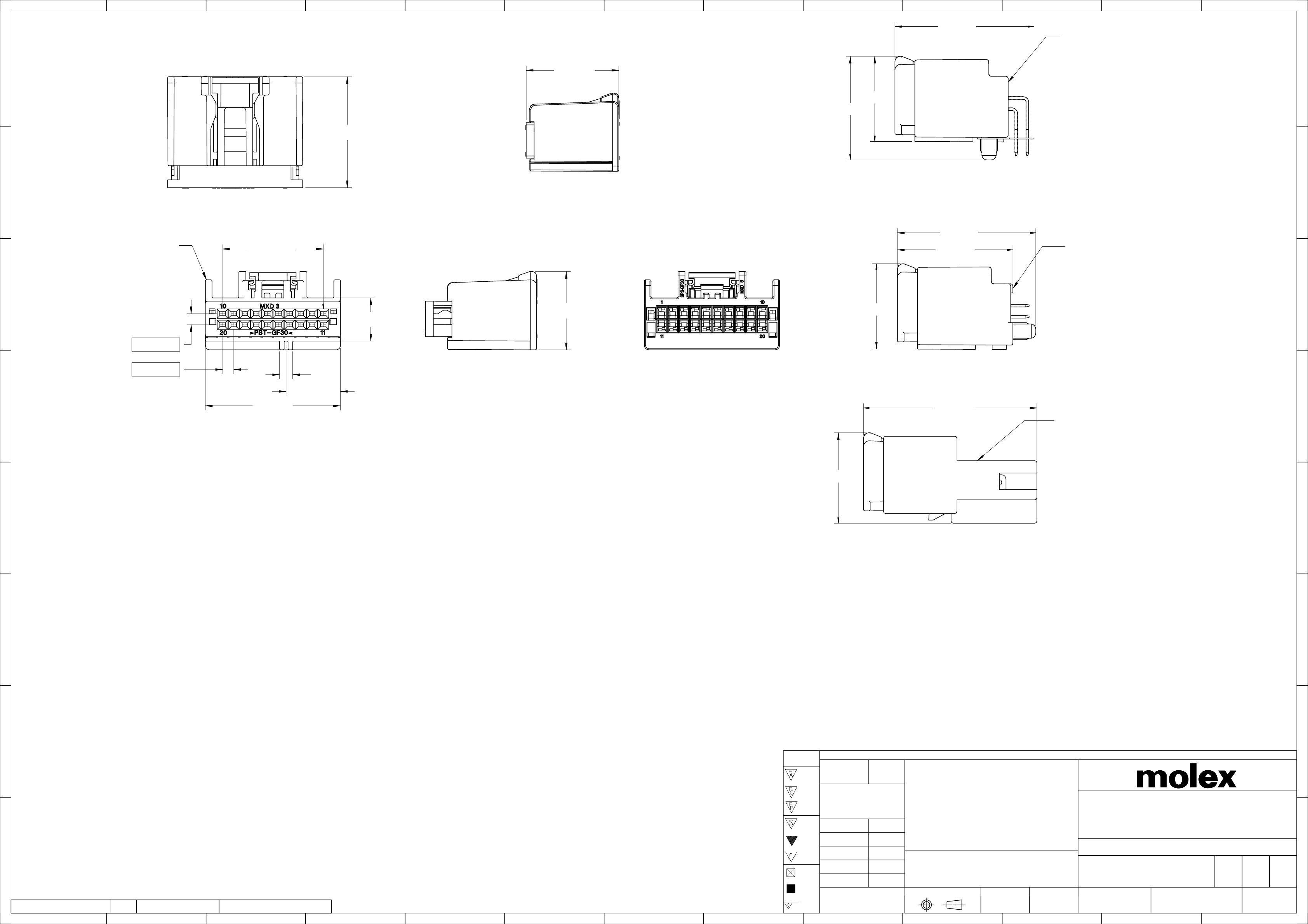 0307001207 Drawing Datasheet by Molex | Digi-Key Electronics