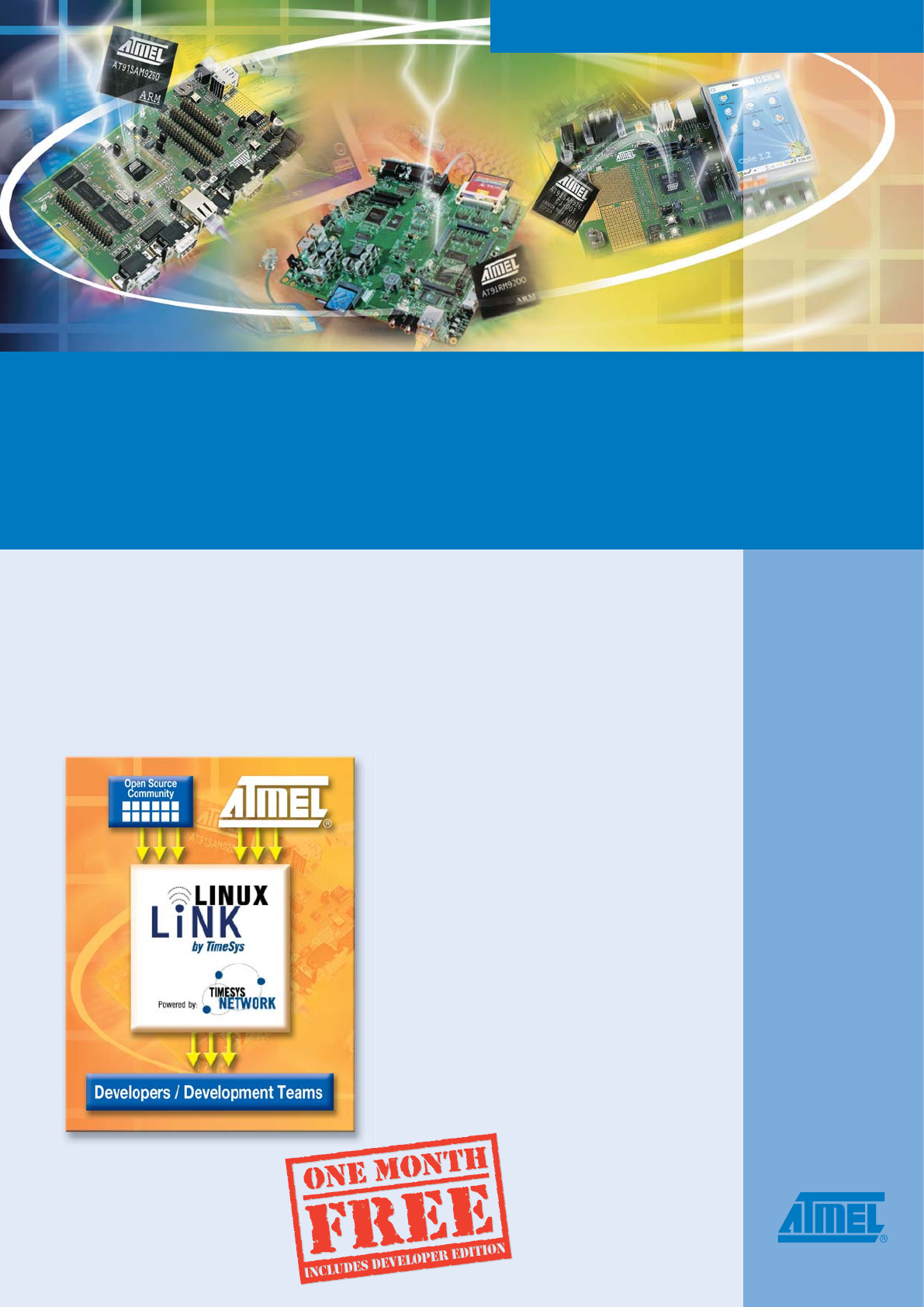 AT91 Smart Arm Microcontrollers, LinuxLink Flyer by Microchip ...