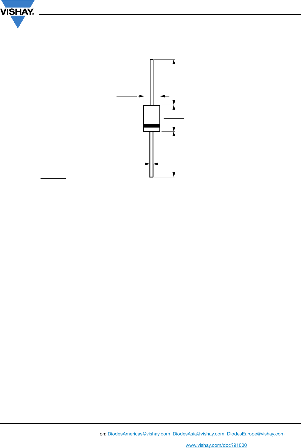1N4001 thru 1N4007 by Vishay General Semiconductor - Diodes Division Datasheet | DigiKey