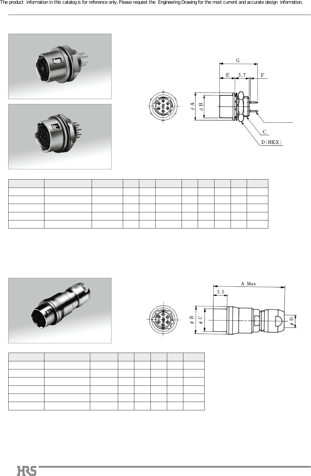 HR10 Series Datasheet by Hirose Electric Co Ltd | Digi-Key Electronics