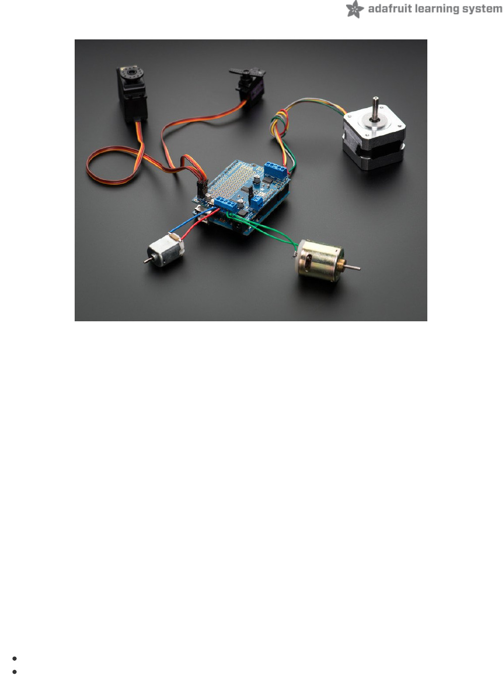 Motor Shield V2 for Arduino Datasheet by Adafruit Industries LLC | Digi ...