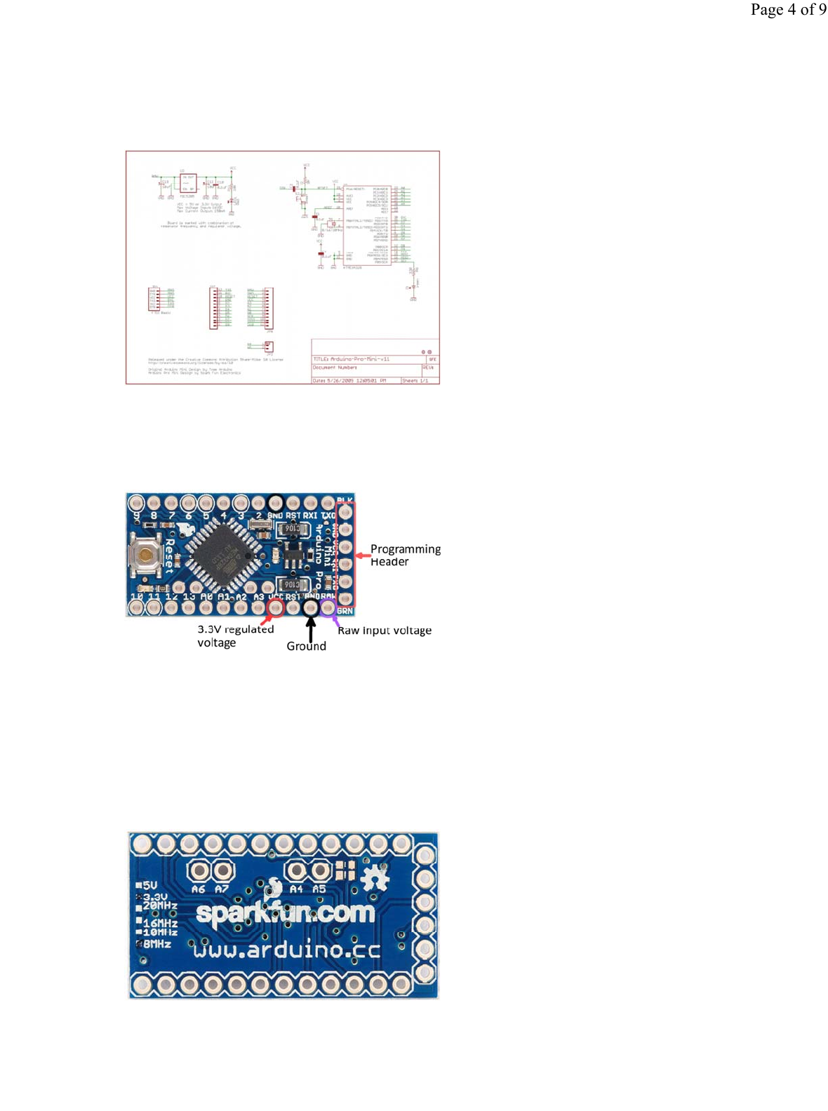 Using the Arduino Pro Mini 3.3V by SparkFun Electronics Datasheet | DigiKey