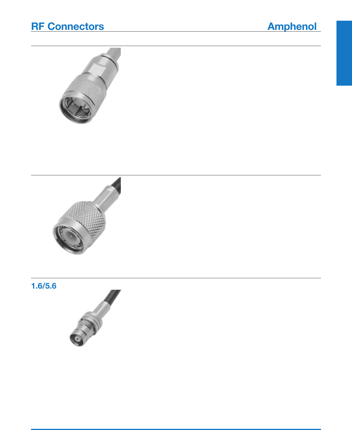 APC-N Plug, Jack Datasheet by Amphenol RF | Digi-Key Electronics