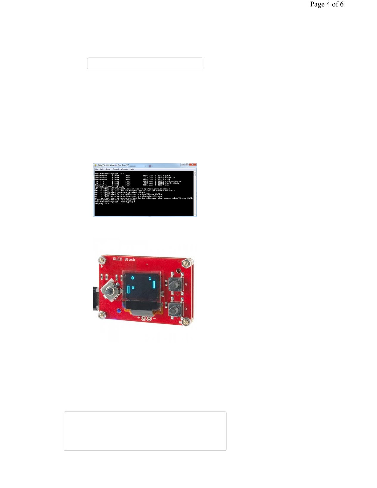 Blocks for Intel® Edison - OLED Block Datasheet by SparkFun Electronics ...