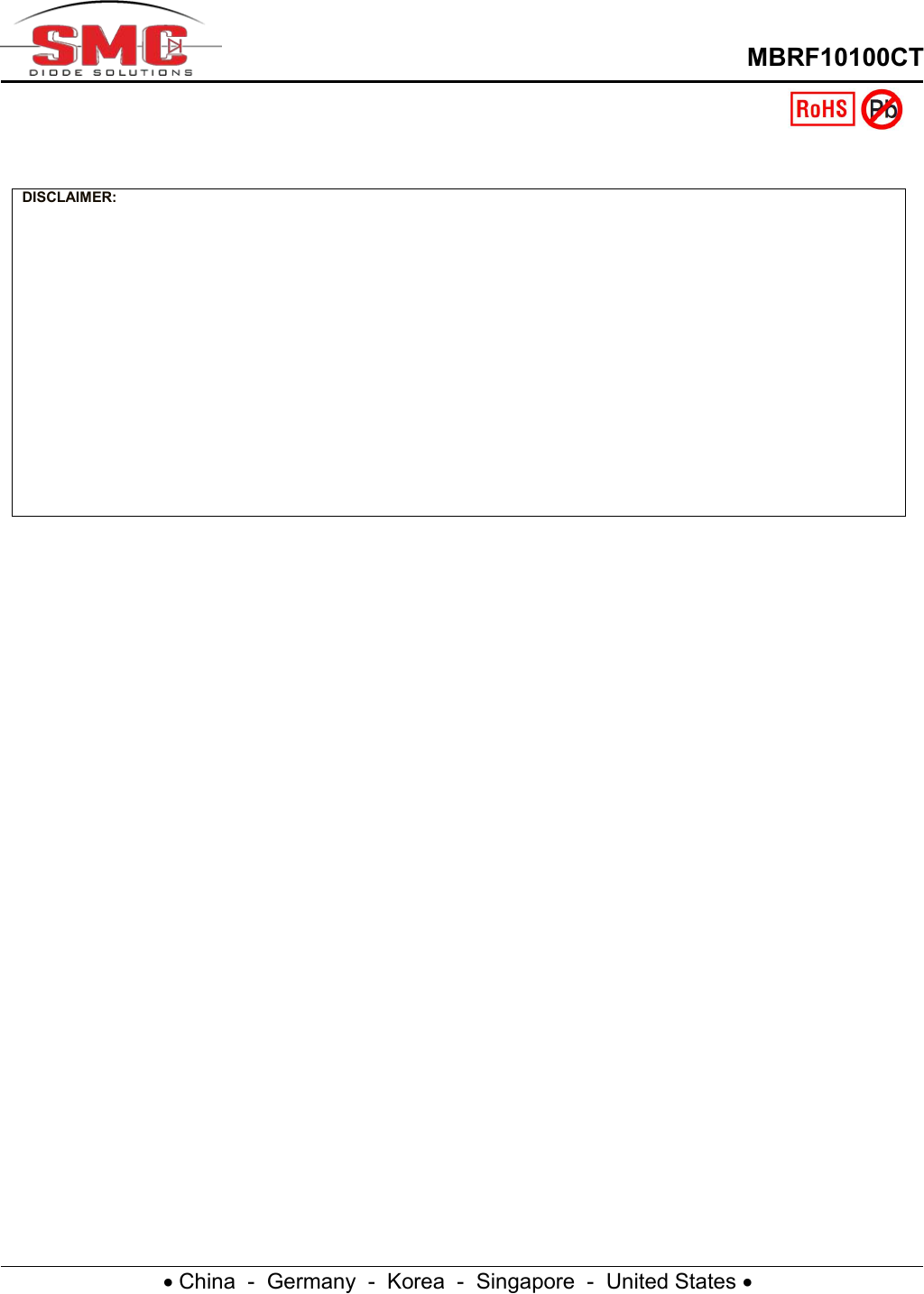 MBRF10100CT Datasheet by SMC Diode Solutions | Digi-Key Electronics