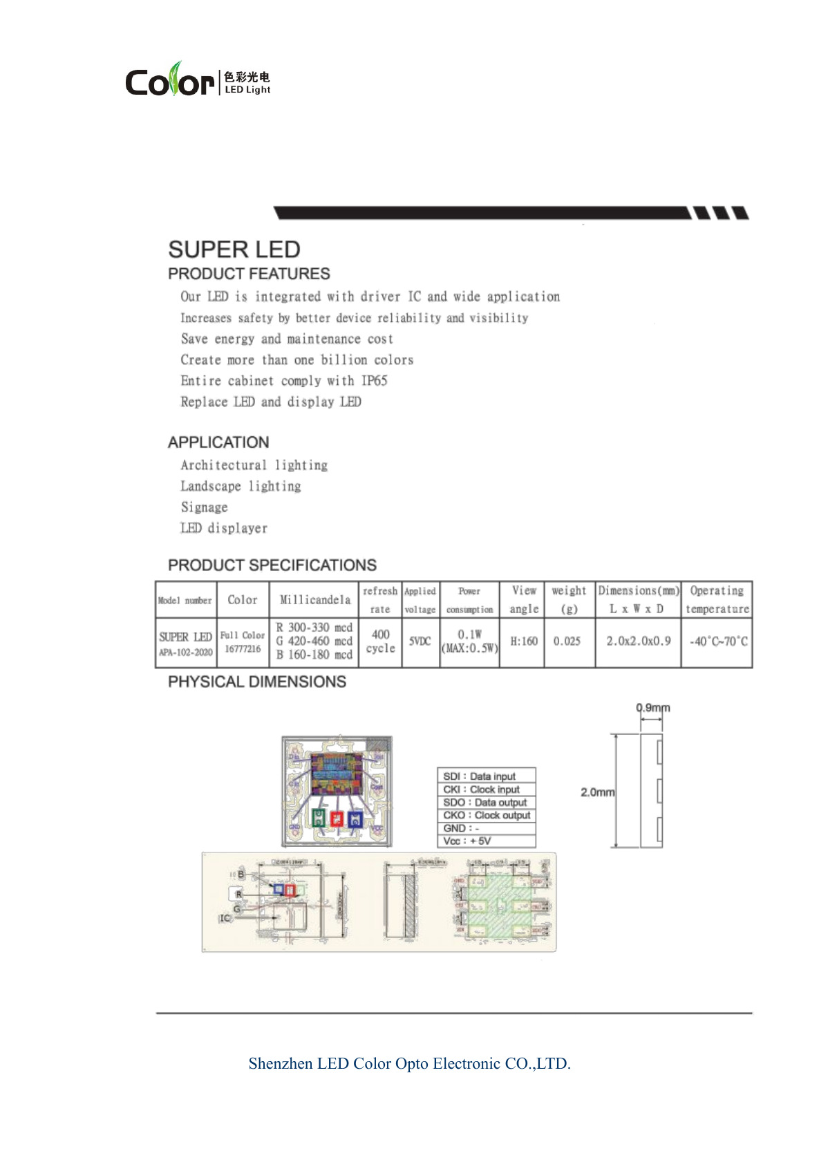 APA102-2020 Super LED Datasheet by Adafruit Industries LLC | Digi-Key ...
