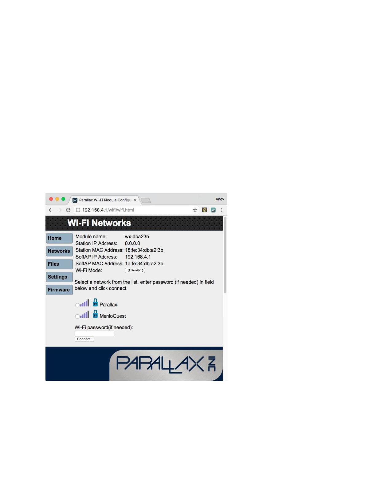 WX ESP8266 Wi-Fi Module Product Guide by Parallax Inc. Datasheet | DigiKey