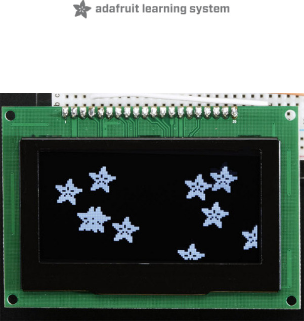 2.7" Monochrome 128x64 OLED Display Module by Adafruit Industries LLC ...