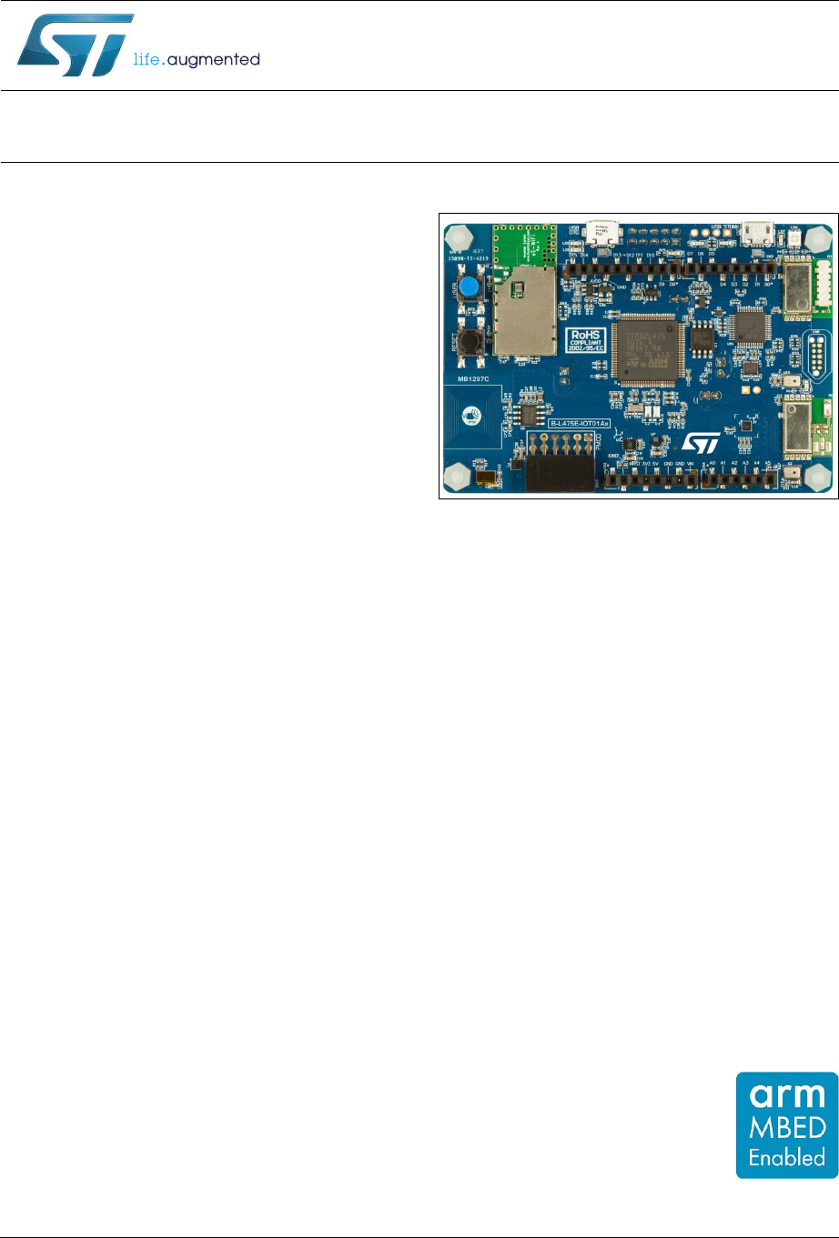 B-L475E-IOT01A Brief by STMicroelectronics Datasheet | DigiKey