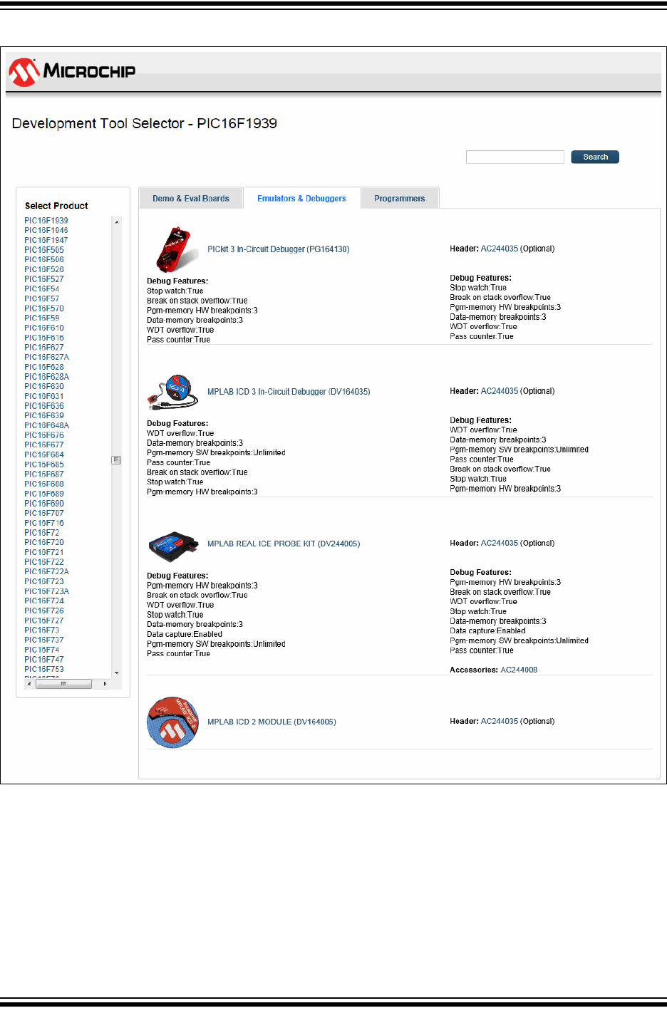 EEP, Emulation Header Guide~ Datasheet by Microchip Technology | Digi-Key Electronics