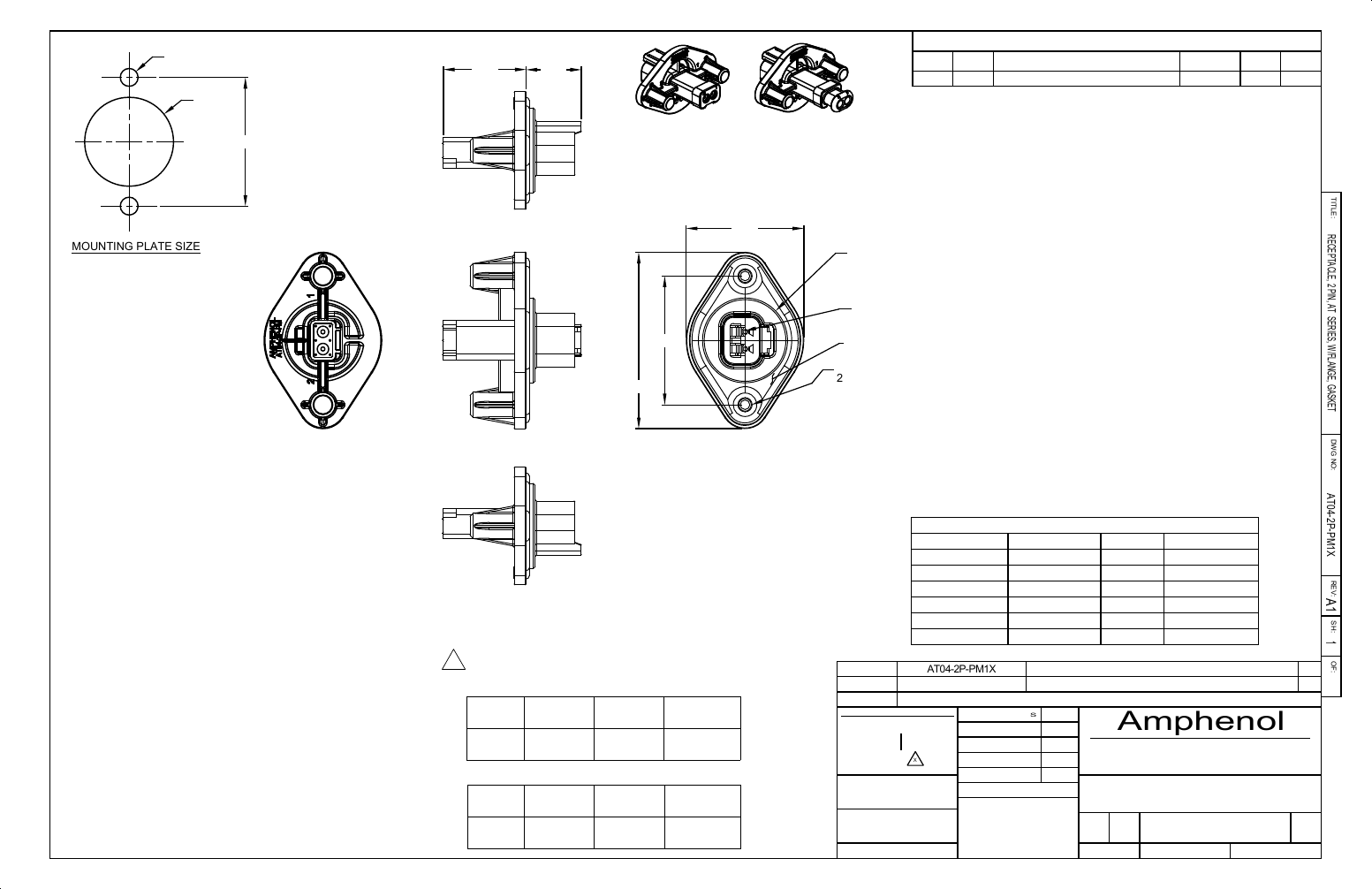 AT04-2P-PM11 Drawing by Amphenol Sine Systems Corp Datasheet | DigiKey