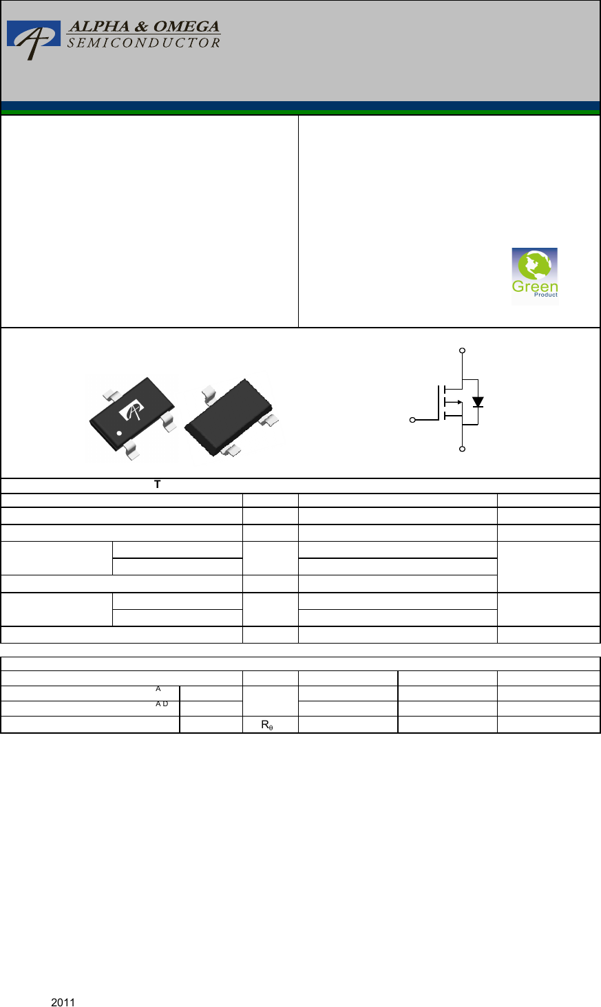 AO3407 by Alpha & Omega Semiconductor Inc. Datasheet | DigiKey