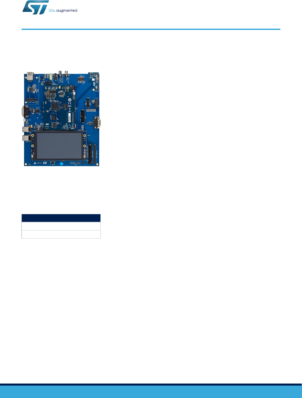 STM32MP157(A,C)-EV1 Data Brief by STMicroelectronics Datasheet | DigiKey