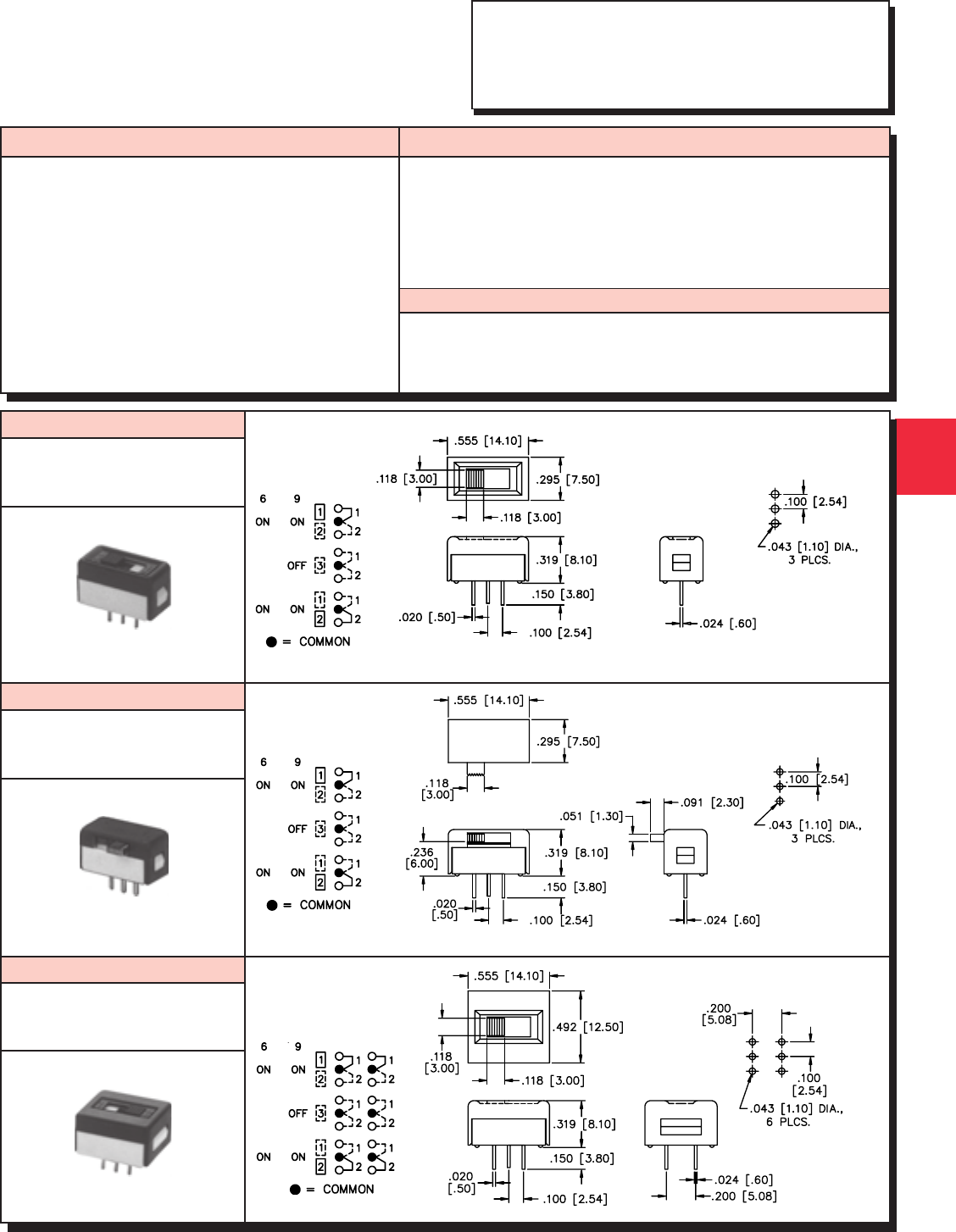 Slide Switches by APEM Inc. Datasheet | DigiKey