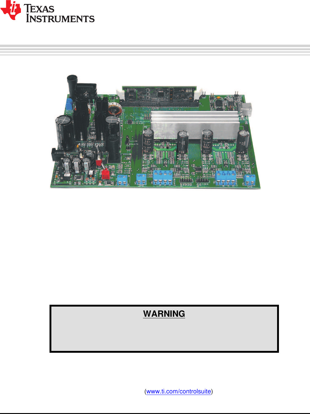 Motor Ctrl_PFC Dev Kit QSG Datasheet by Texas Instruments | Digi-Key ...