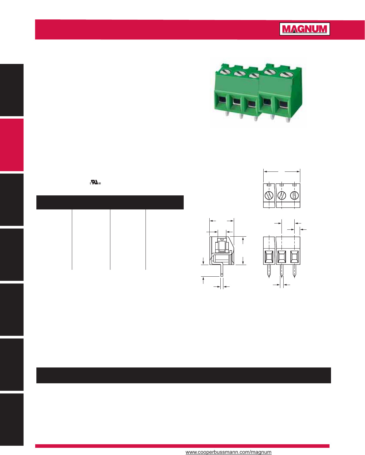 Terminal Blocks Catalog Datasheet by Eaton - Electronics Division ...