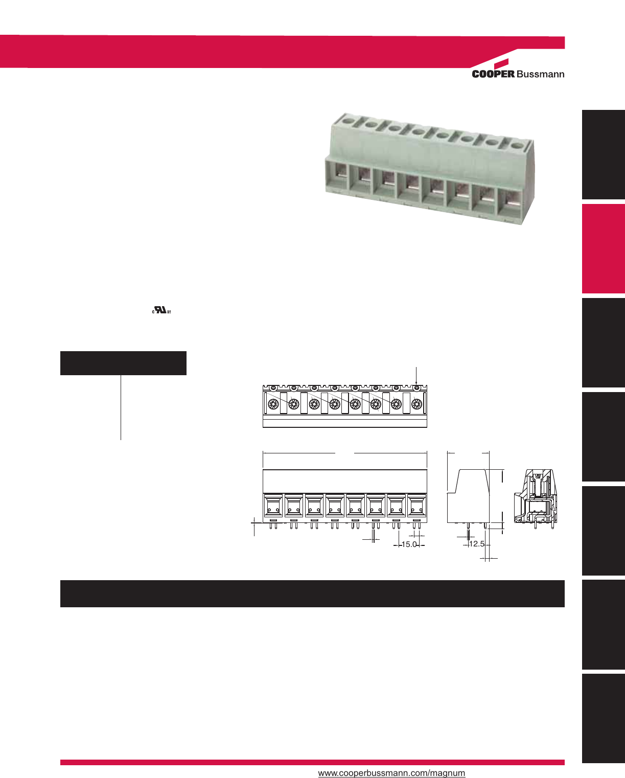 Terminal Blocks Catalog Datasheet by Eaton - Electronics Division ...