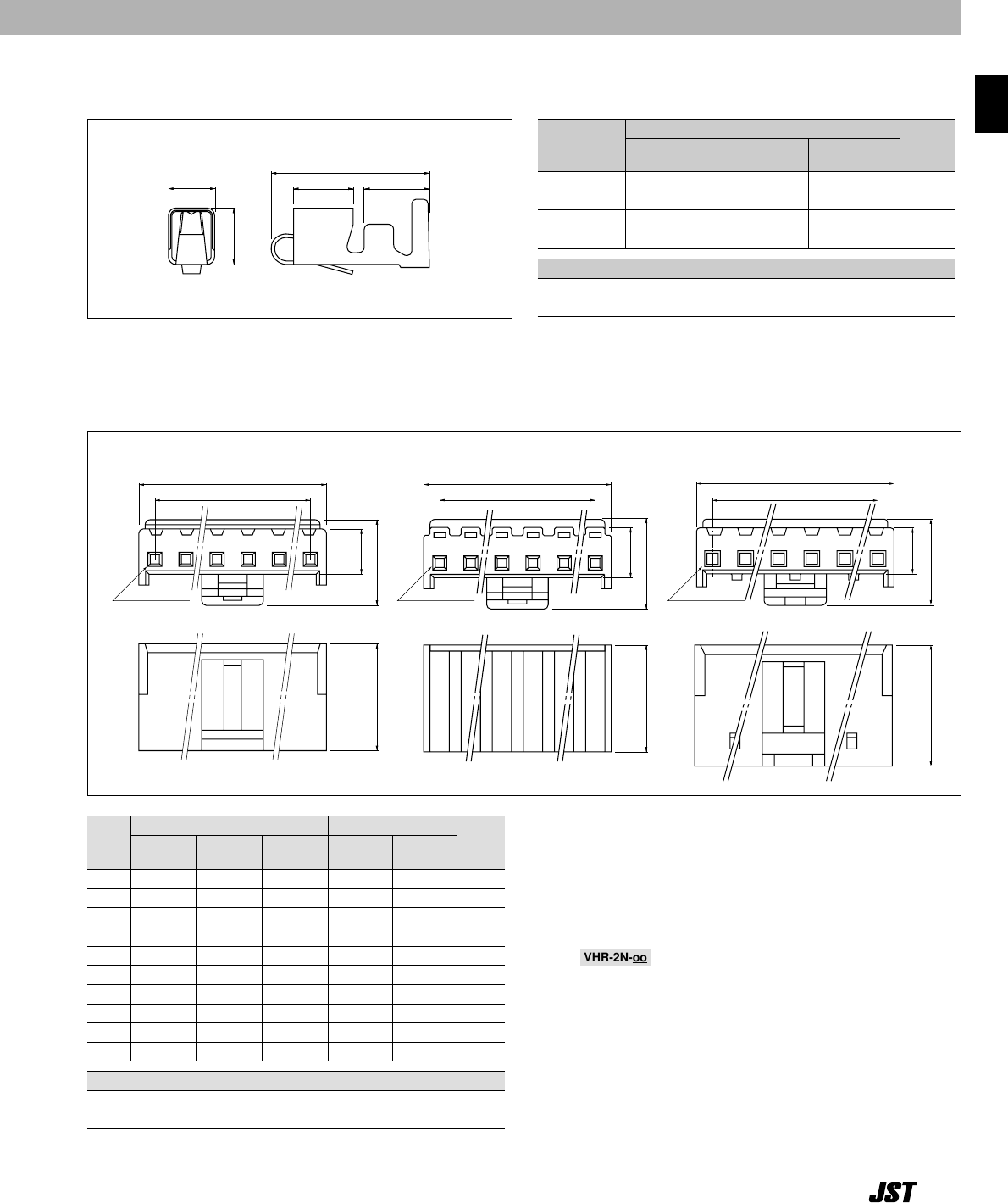 VH Connector Datasheet by JST Sales America Inc. | Digi-Key Electronics