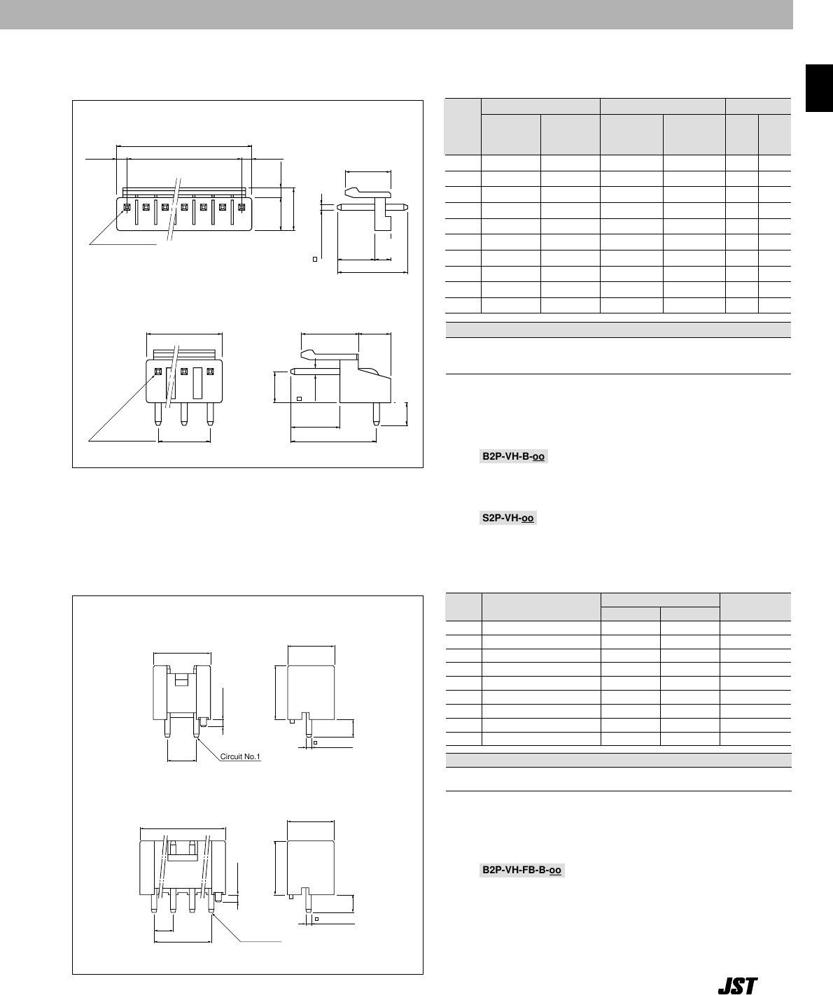 VH Connector Datasheet by JST Sales America Inc. | Digi-Key Electronics