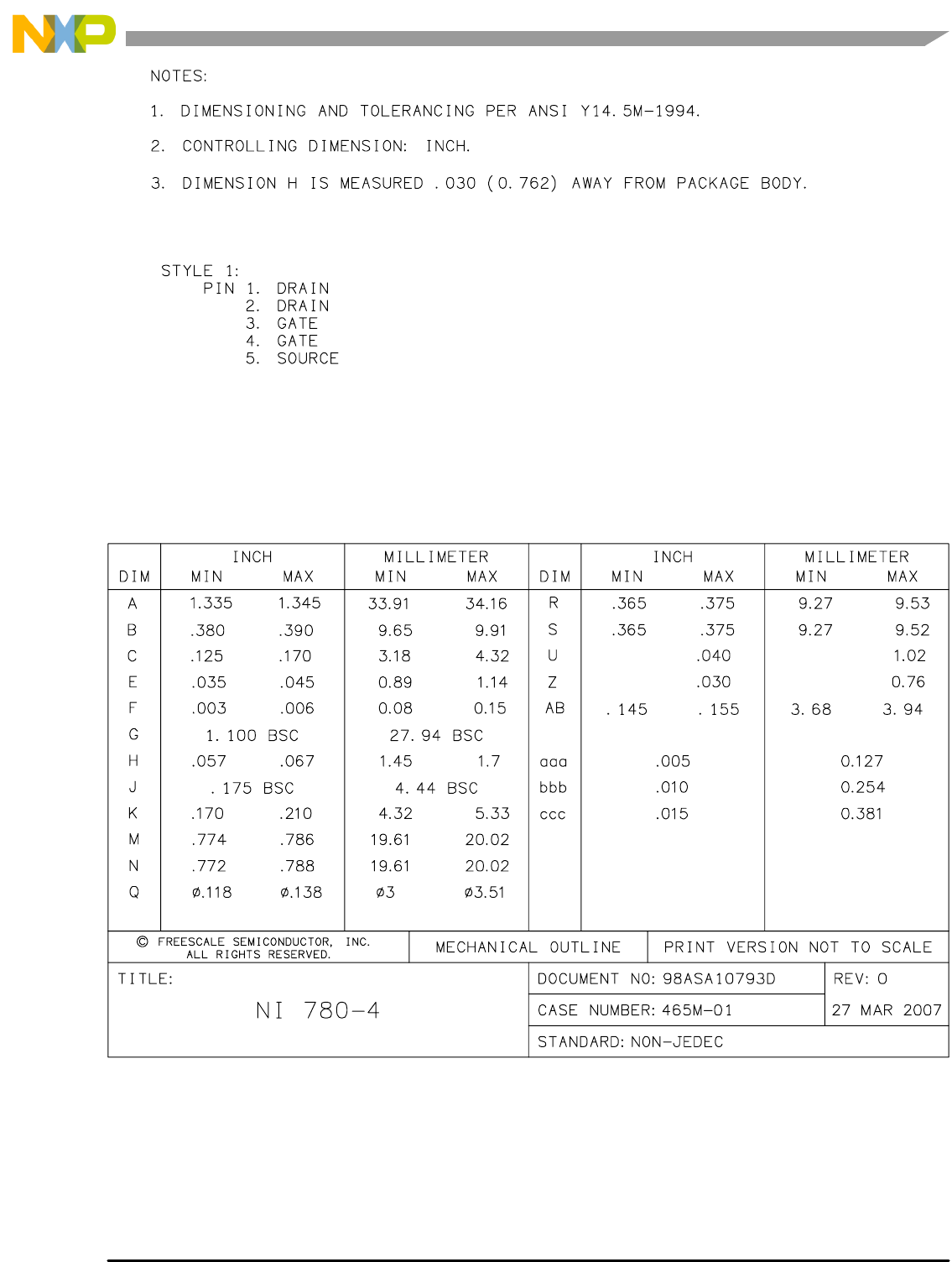 MRFE6VP6300H Datasheet by NXP USA Inc. | Digi-Key Electronics
