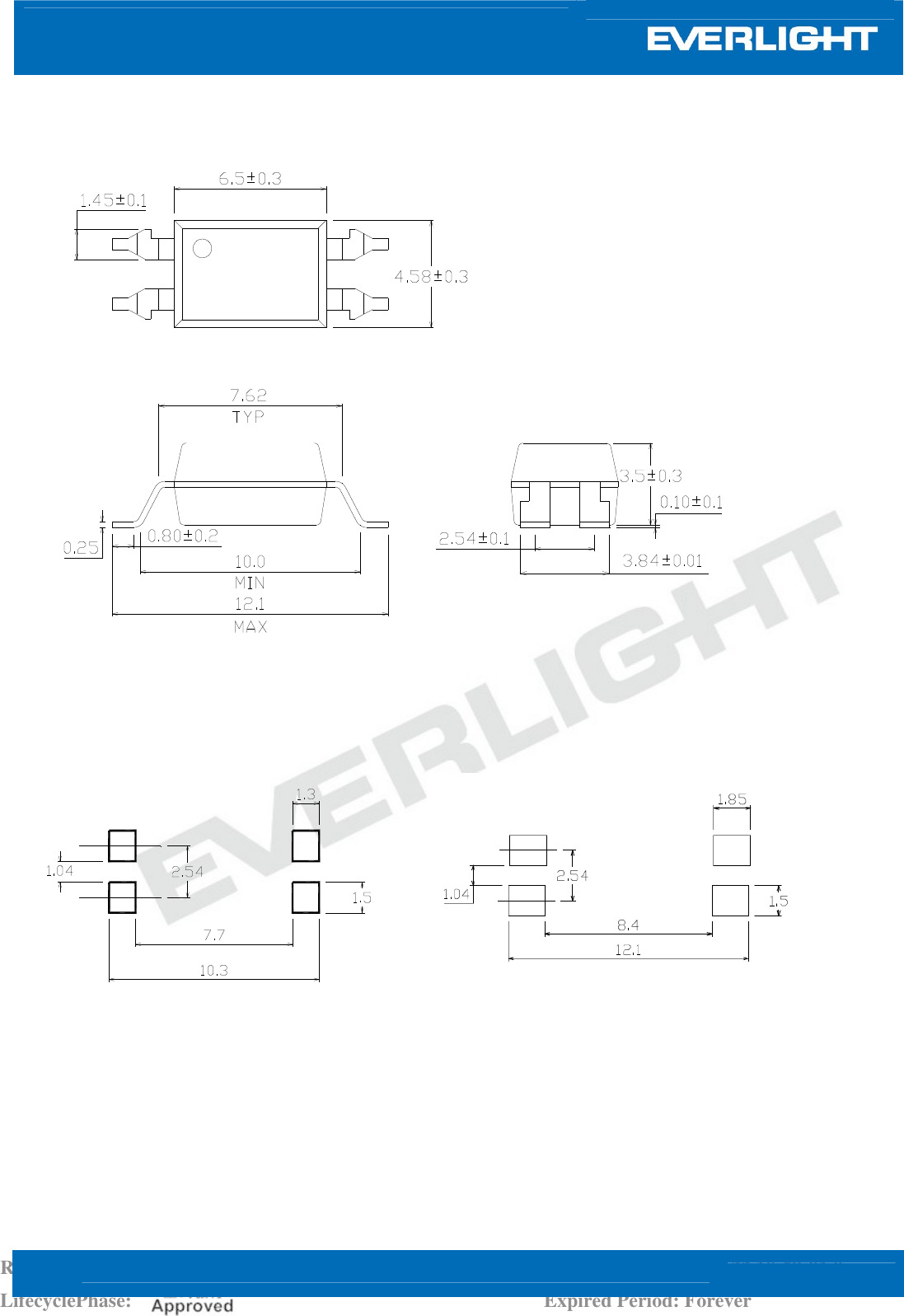 EL816 Series Datasheet by Everlight Electronics Co Ltd | Digi-Key Electronics