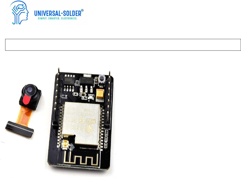ESP32-CAM Datasheet | DigiKey