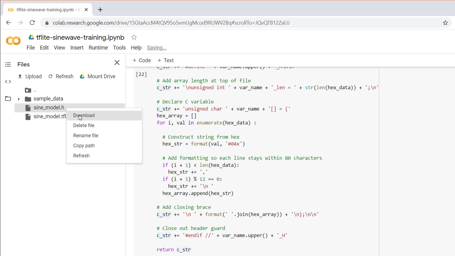 TinyML: Getting Started with TensorFlow Lite for Microcontrollers
