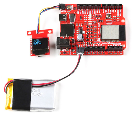 LiPo Fuel Gauge (MAX1704X) Hookup Guide