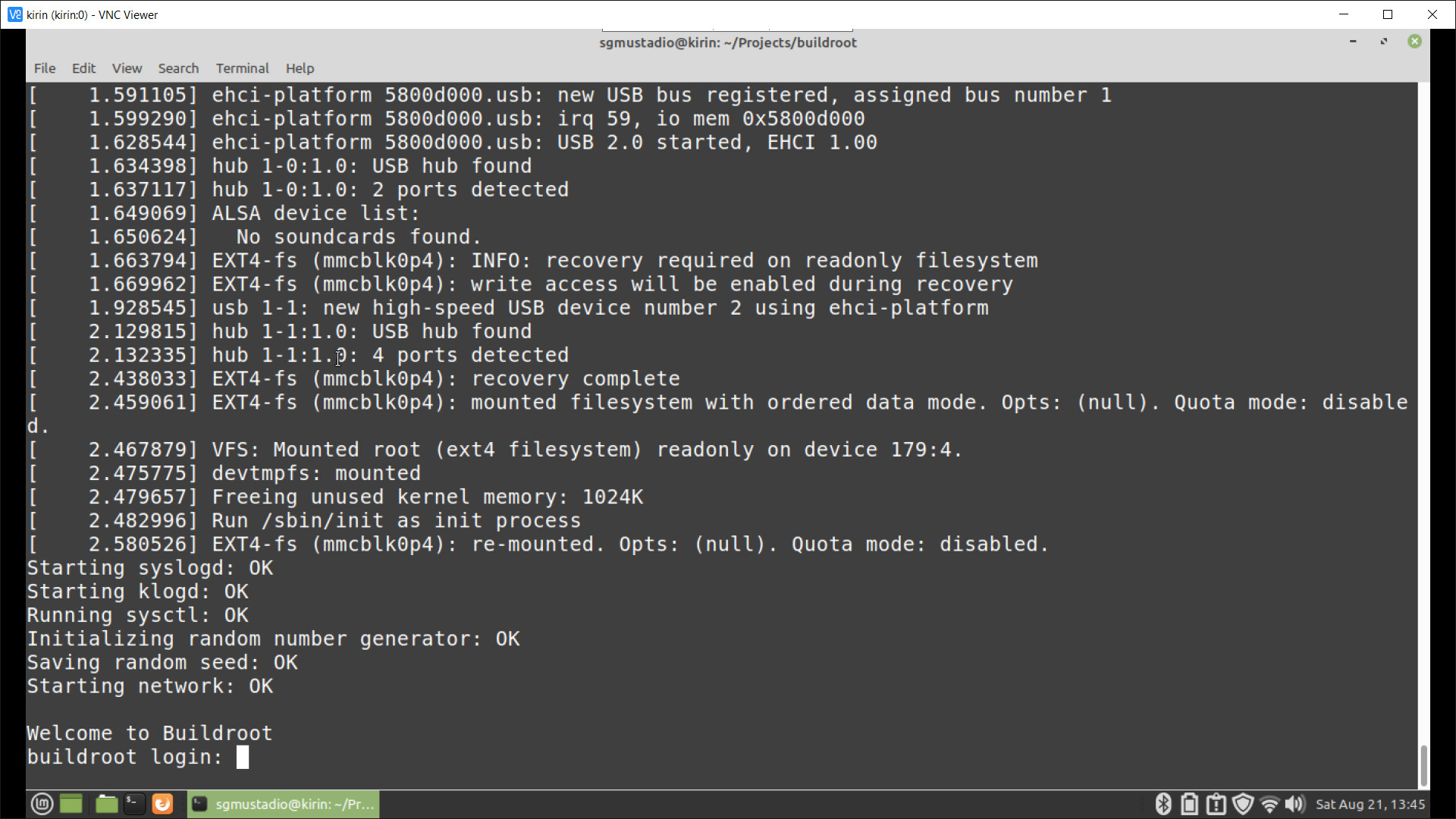 Creating a custom Linux distro for the STM32MP157D-DK1 with Buildroot