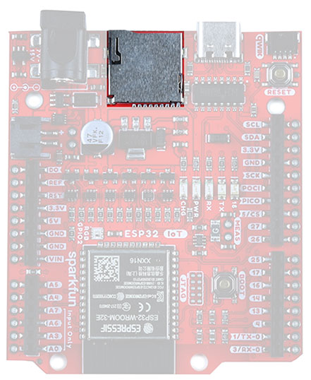 IoT RedBoard ESP32 Development Board Hookup Guide