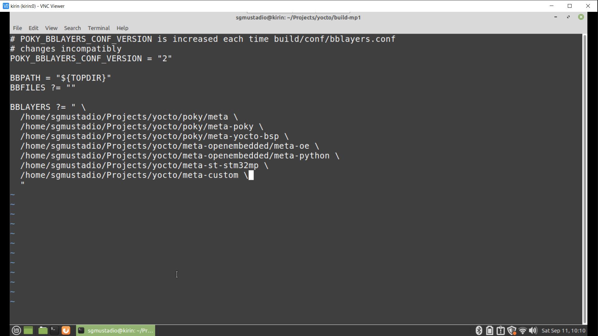 How to create a custom Linux image using the Yocto Project