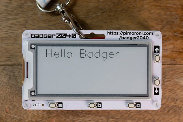 Getting Started with Badger 2040