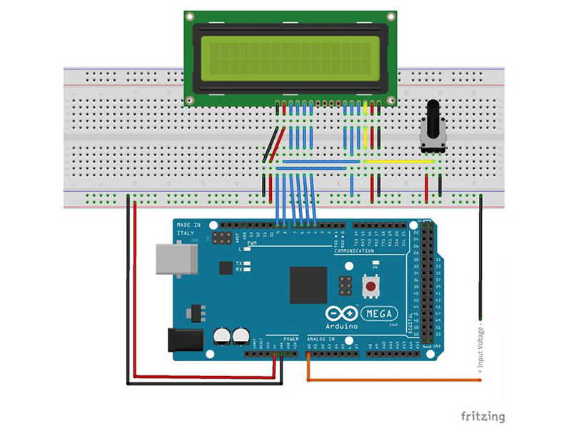 How to Make a Simple Digital Voltmeter with an Arduino
