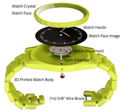 Make Time: 3D Print a Functional Wristwatch